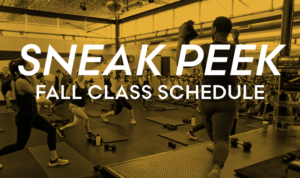 Fall Class Schedule Preview - Castle Hill Fitness Gym & Spa - Austin, TX